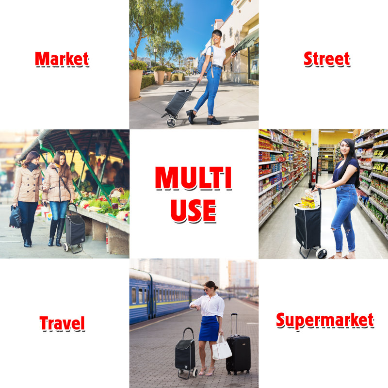 dbest products Trolley Dolly Sport Black | Wayfair